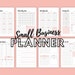 Small Business Planner, Printable Small Business Planner, Business ...