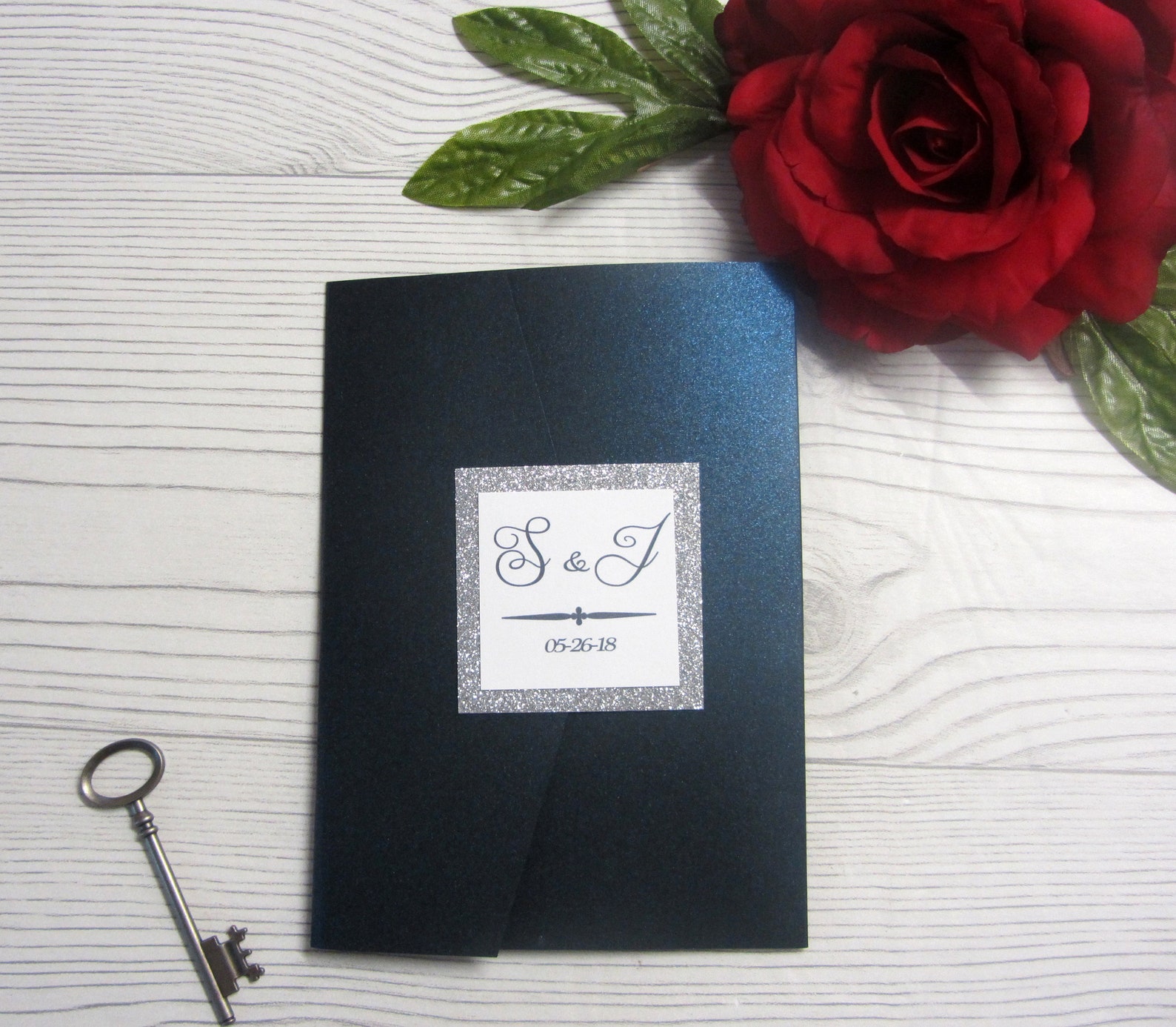 A6 Pocket Fold Wedding Invitation Template: DIY Cricut Invite (digital ...