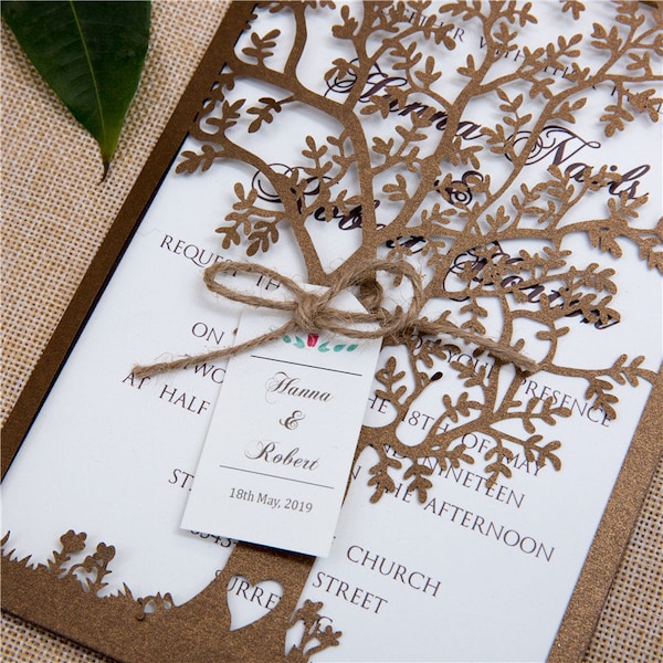 Tree Wedding Invite - Etsy