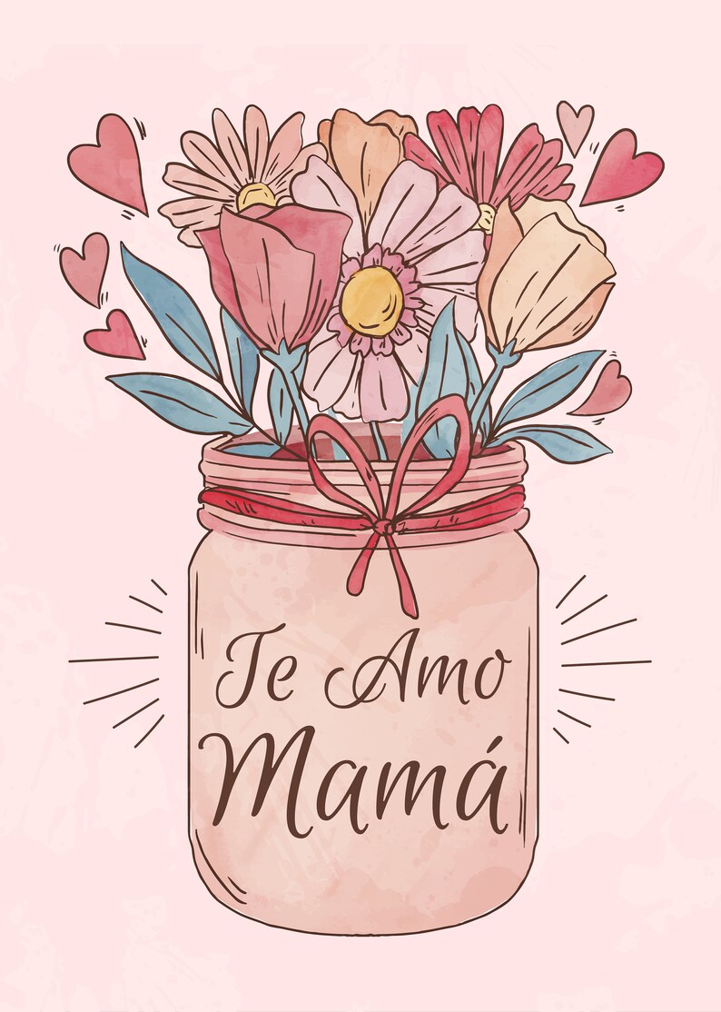 Spanish Mothers Day Cards Digital Tarjeta Del Dia De Las - Etsy