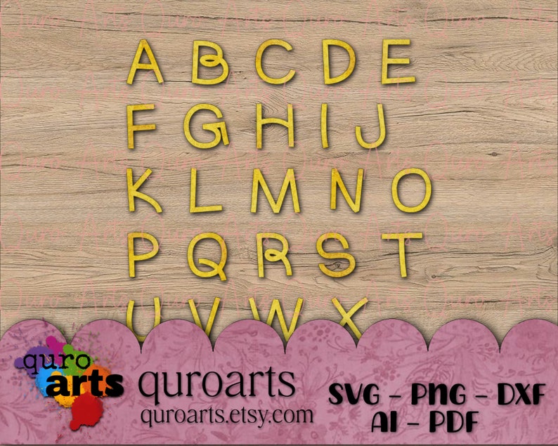 SVG Bundle, Alphabet SVG, Cricut Cut File, Abc Alphabet Clipart ...