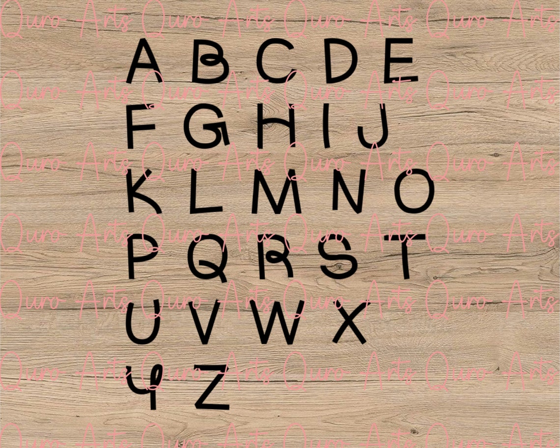 SVG Bundle, Alphabet SVG, Cricut Cut File, Abc Alphabet Clipart ...