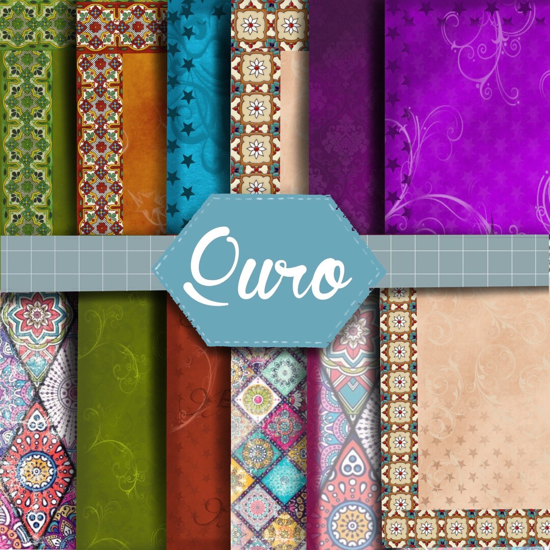 Eid Mubarak Digital Printable Paper, Downloadable Paper, Eid Special ...