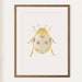 White and Gold Wall Art Gold Lady Bug Decor Insect Print - Etsy