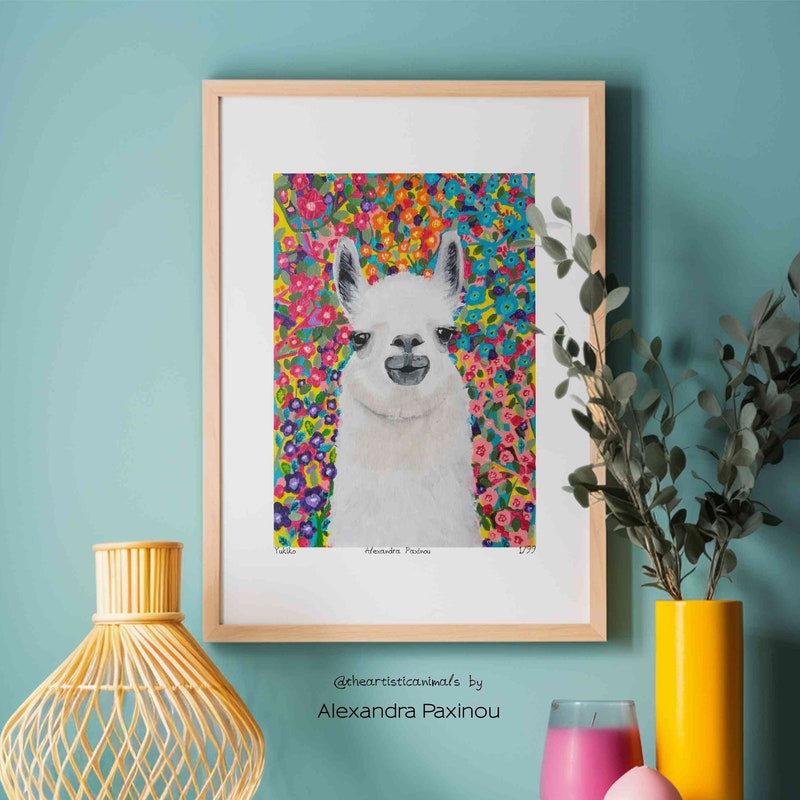 Llama Art Print - Etsy
