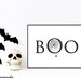 Boo Sign for Halloween Printable Halloween Art Spider - Etsy