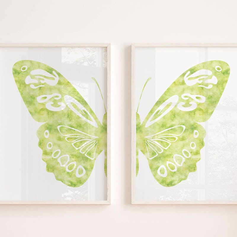Split Butterfly Art - Etsy