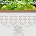 Spring Family Tree - Blackwork Embroidery Pattern - PDF Download Chart ...