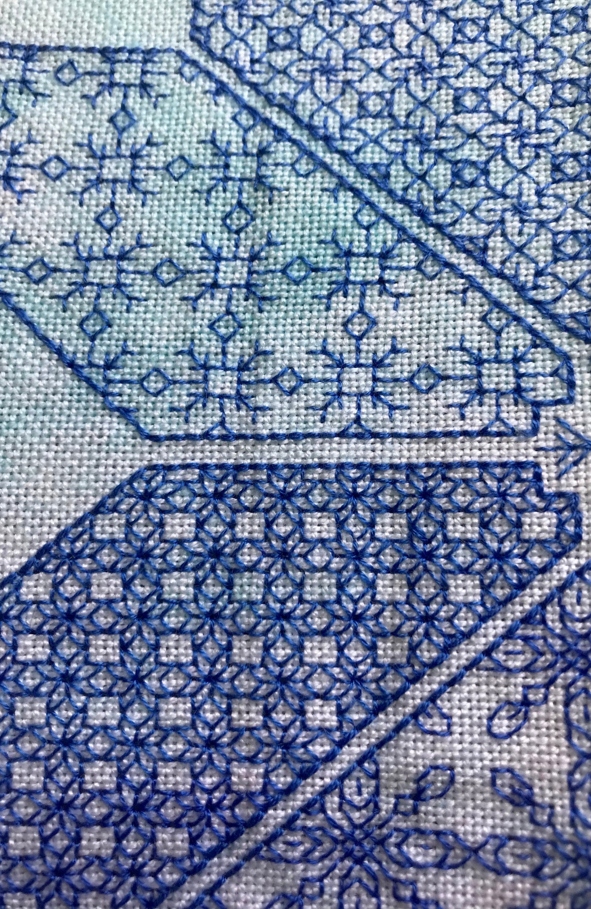 Nordic Selbu Star - Blackwork Embroidery Pattern - PDF Downloadable ...