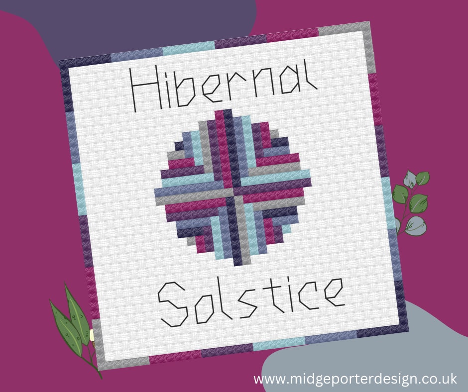 Hibernal Solstice Cross Stitch Pattern. PDF Downloadable - Etsy