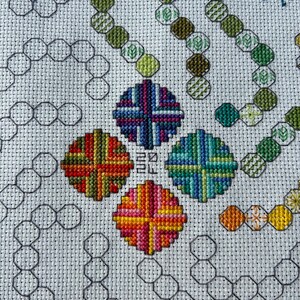 Year in Colour - Counted Stitch Full Kit. Year Temperature Record ...