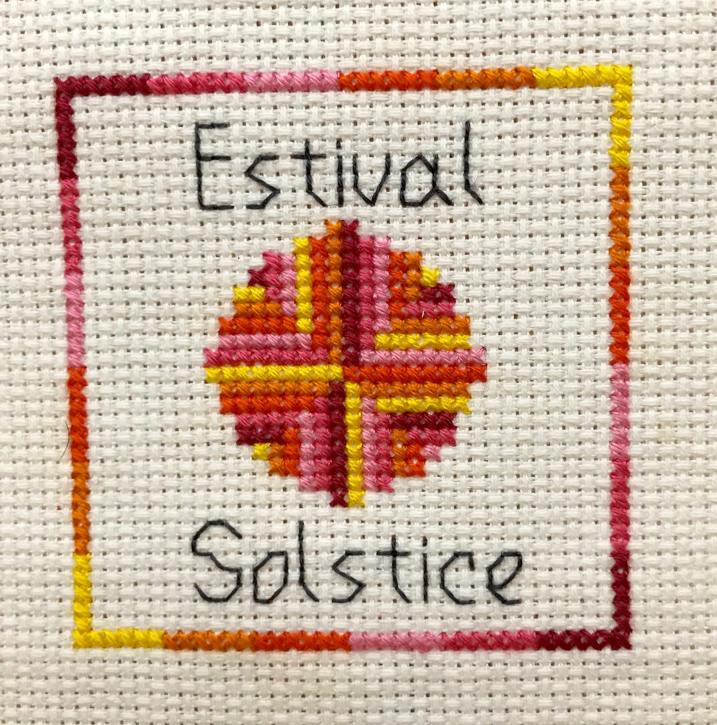 Estival Solstice - Cross Stitch Pattern. PDF Downloadable Chart ...