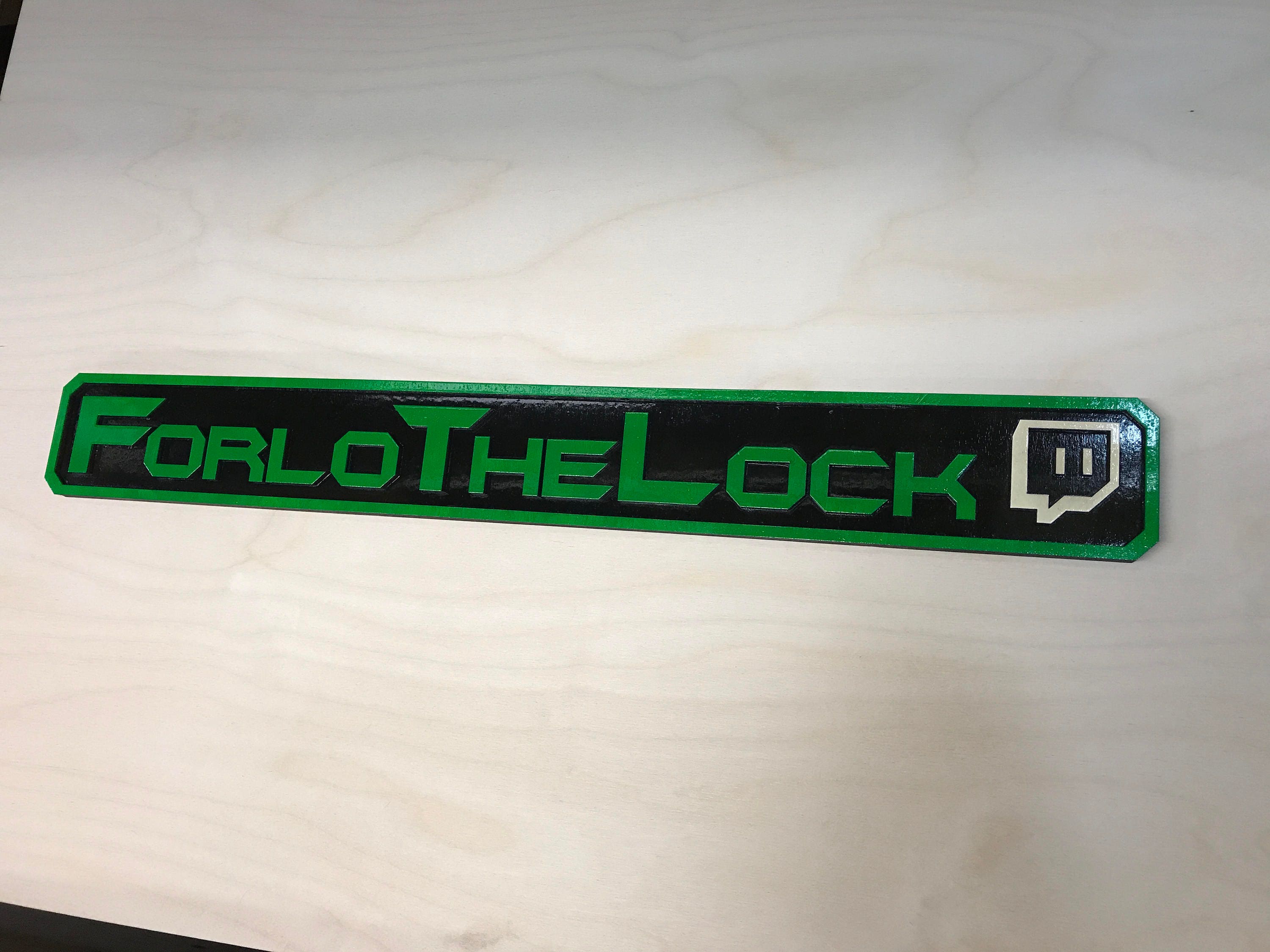 Custom Twitch Channel Sign - Etsy
