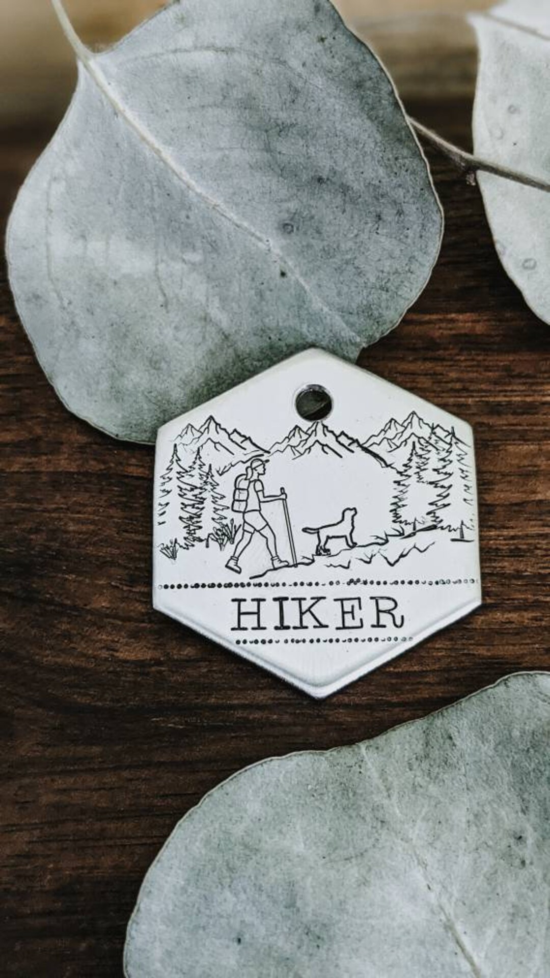 Trailblazer - Pet ID Tag - Dog Tag for Dogs - Pet Name Tag - Hand ...