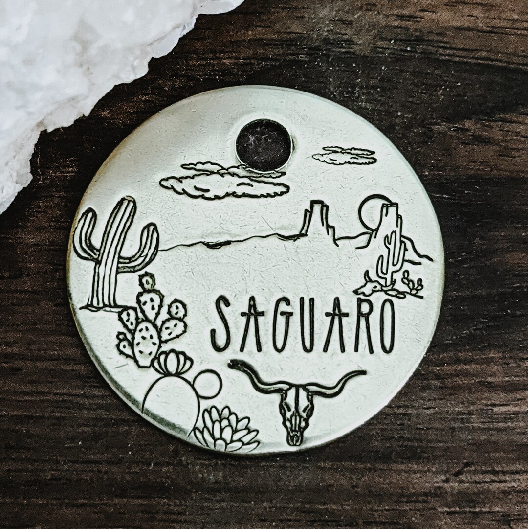 Death Valley - Pet ID Tag - Dog Tag for Dogs - Pet Name Tag - Hand ...