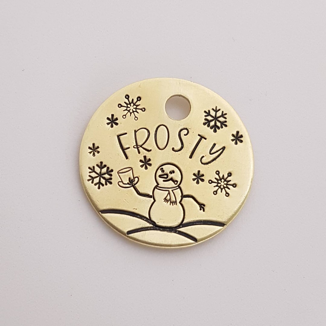 Choose Your Frosty - Pet ID Tag - Dog Tag for Dogs - Pet Name Tag ...