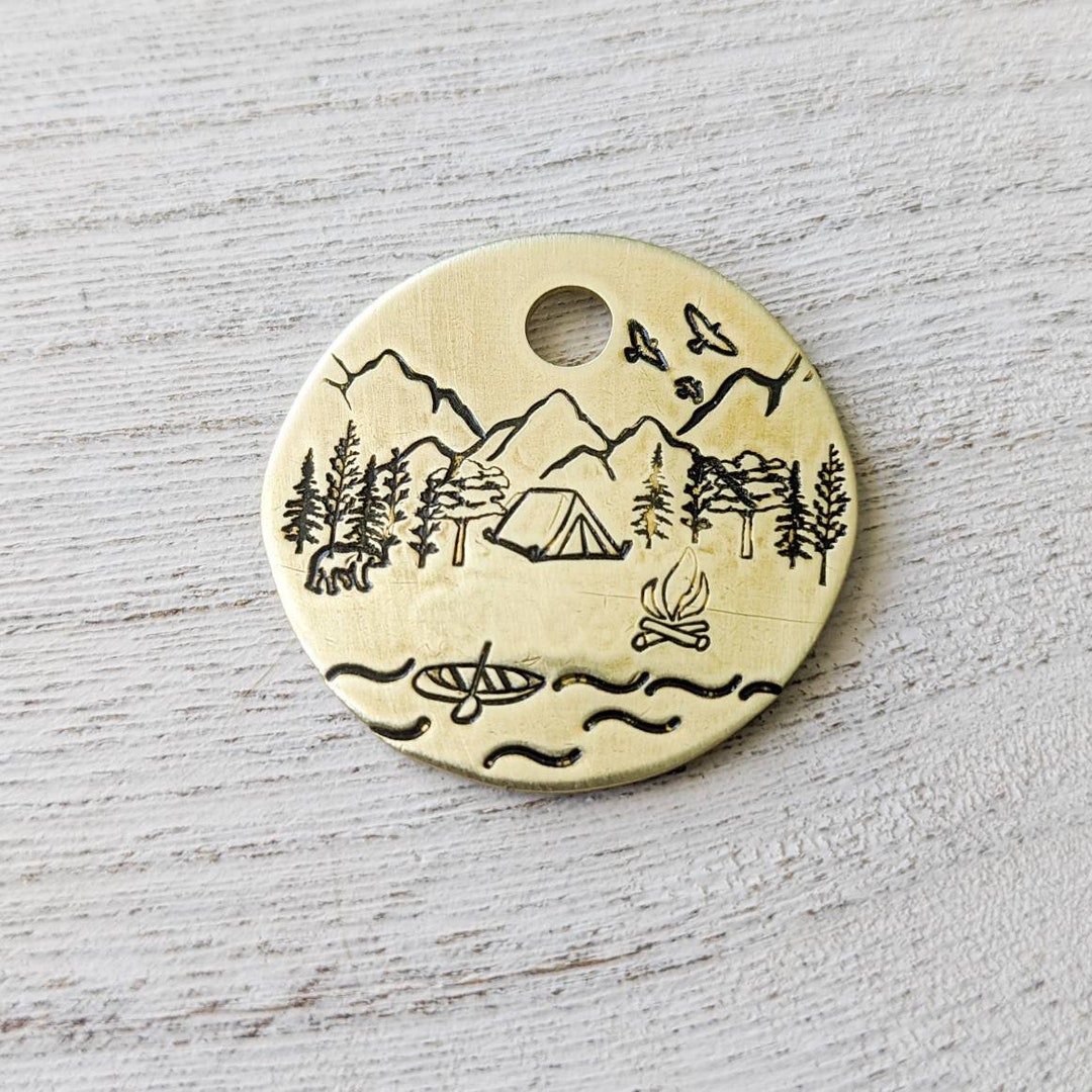 Backcountry Camping - Pet ID Tag - Dog Tag for Dogs - Pet Name Tag ...