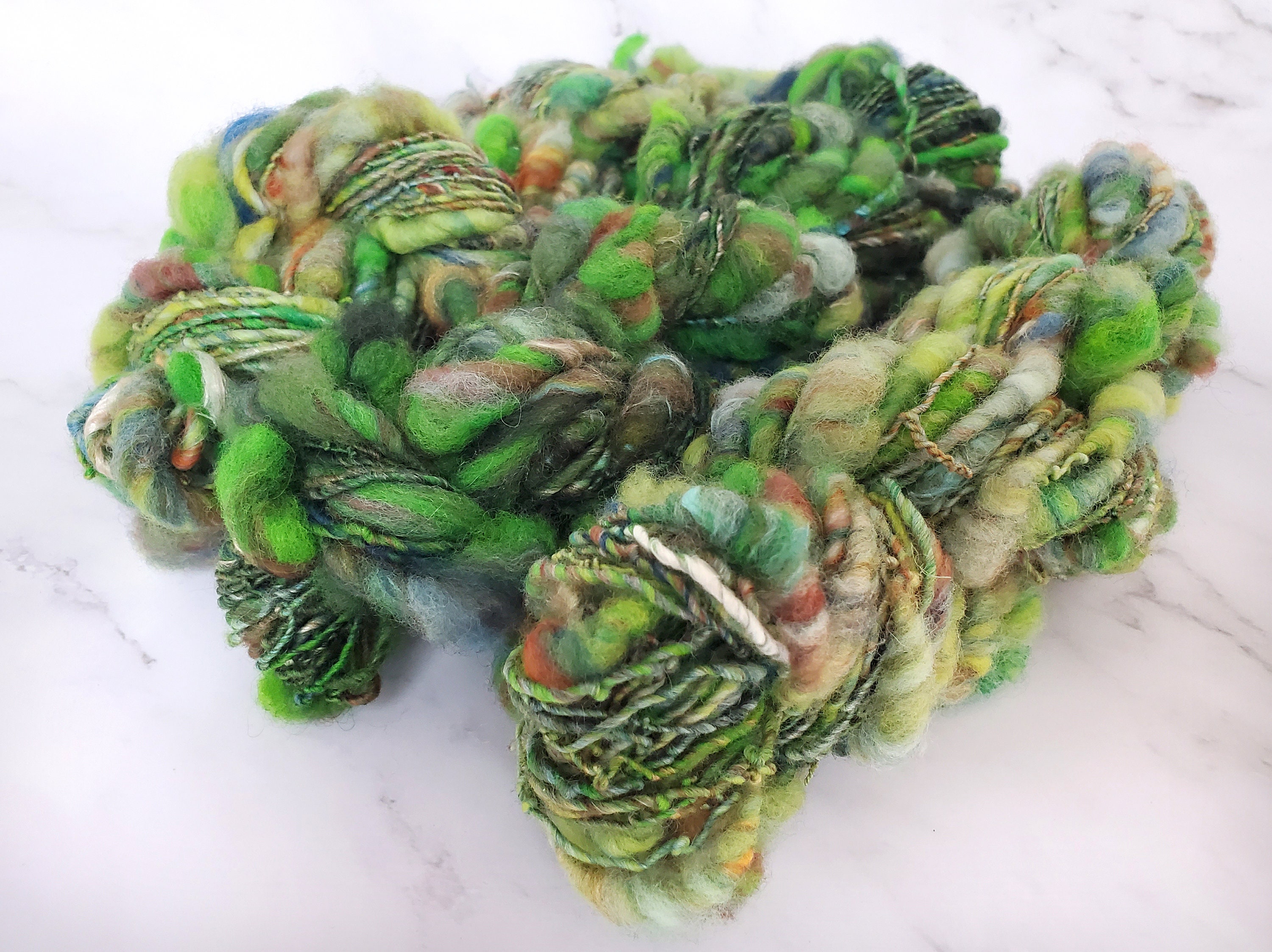 Hand Spun Yarn/hand Painted Yarn/hand Spun Art Yarn/hand Spun | Etsy