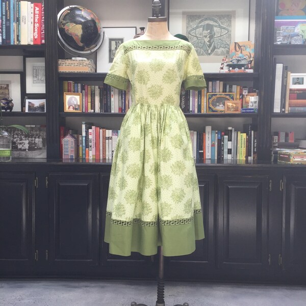 Avocado Green Dress - Etsy