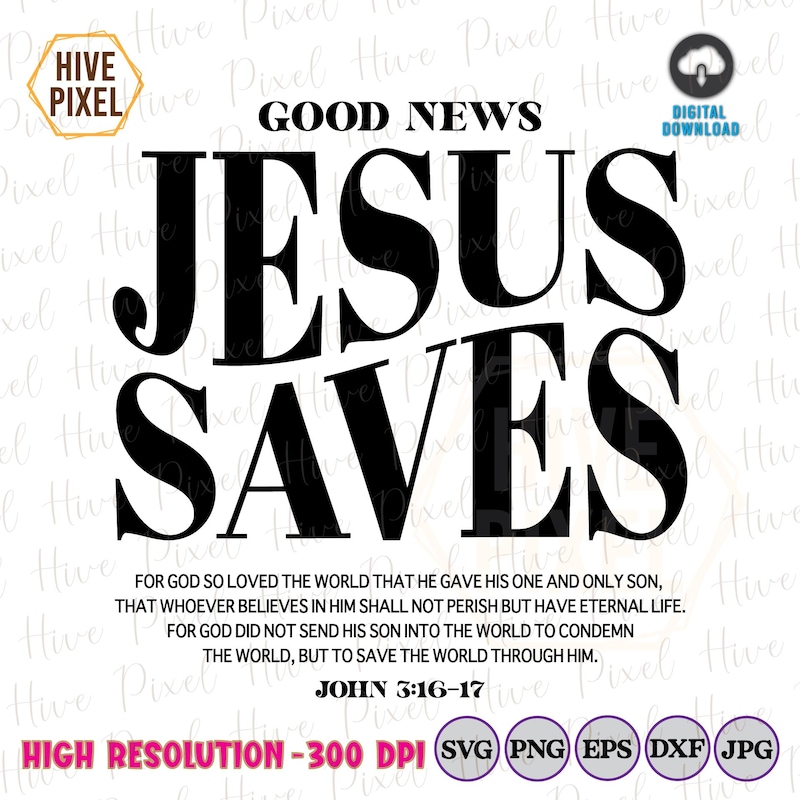 Jesus Saves Png - Etsy