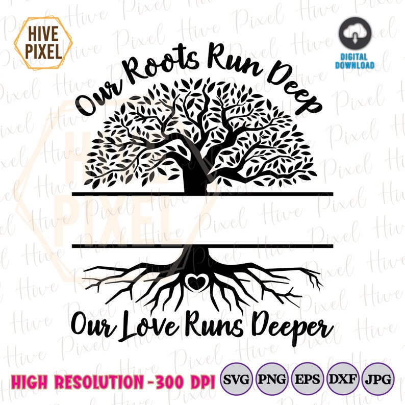 Family Reunion Svg, Our Roots Run Deep Our Love Runs Deeper, Reunion ...