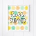Hello Summer Printable Wall Art Lemon and Lime Slices Wall - Etsy