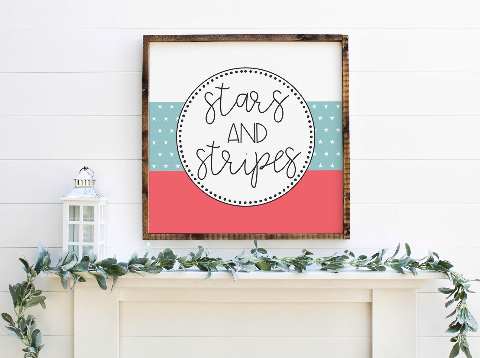 Stars and Stripes Printable Wall Art 4th of July Tiered Tray | Etsy