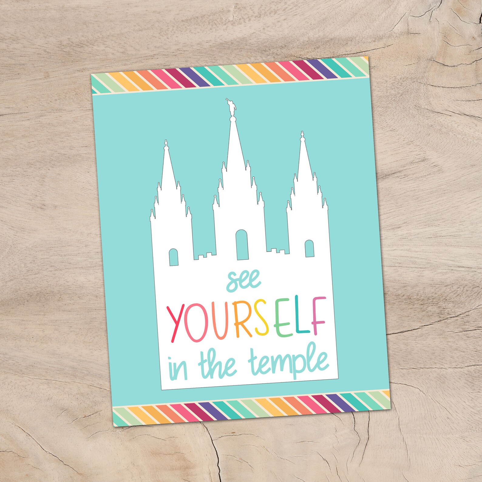 See Yourself in the Temple Printable LDS Salt Lake Temple | Etsy