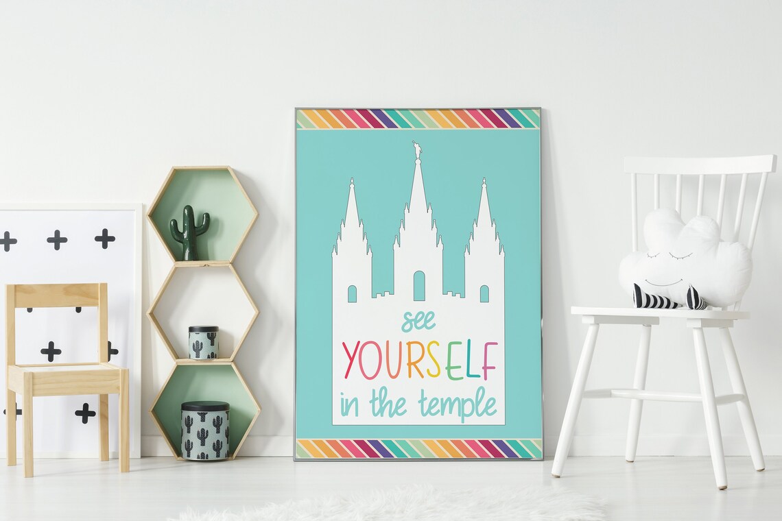 See Yourself in the Temple Printable LDS Salt Lake Temple | Etsy