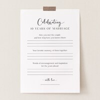 10th Wedding Anniversary Sign, Minimalist 10th Anniversary Sign, 10th ...