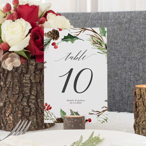 Tree Table Number - Etsy