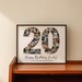 Custom 20th Birthday Gift, Number 20 Photos Collage, 20th Birthday ...