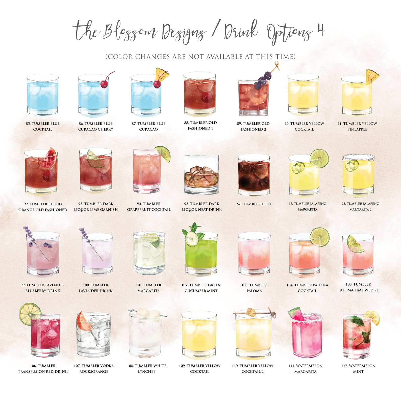 Bar Menu Signs Signature Drink Bar Menu Wedding Bar Menu | Etsy