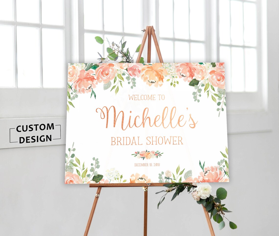 Bridal Shower Sign Bridal Shower Decoration Bridal Shower - Etsy