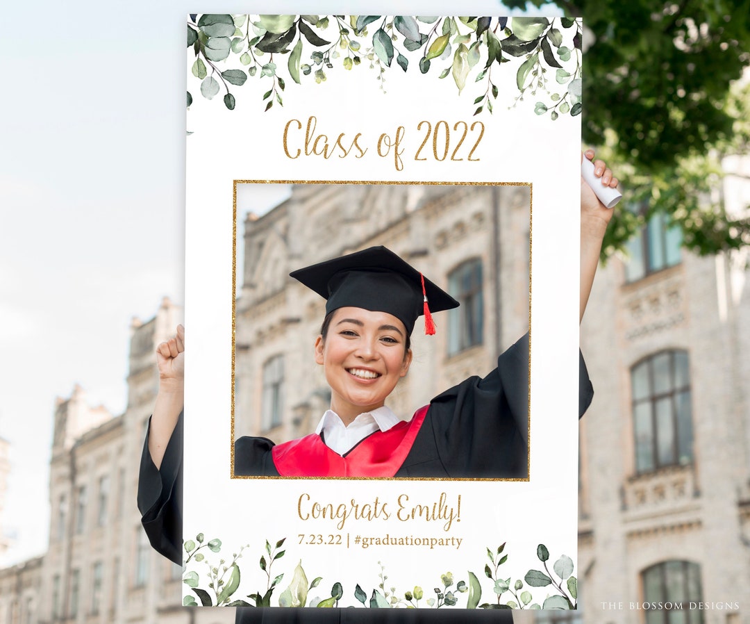 Graduation Party Photo Prop Frame, Grad Photo Prop, Class of 2022 ...