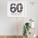 Custom 60th Birthday Gift, Number 60 Photos Collage, 60th Birthday ...