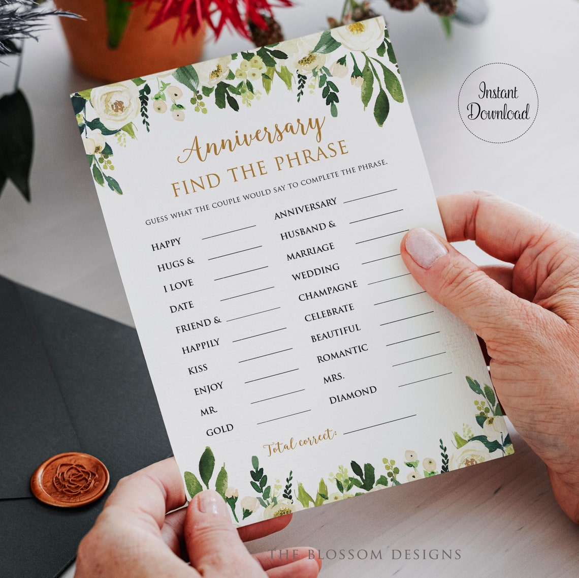 50th Anniversary Game Bundle Anniversary Party Games | Etsy