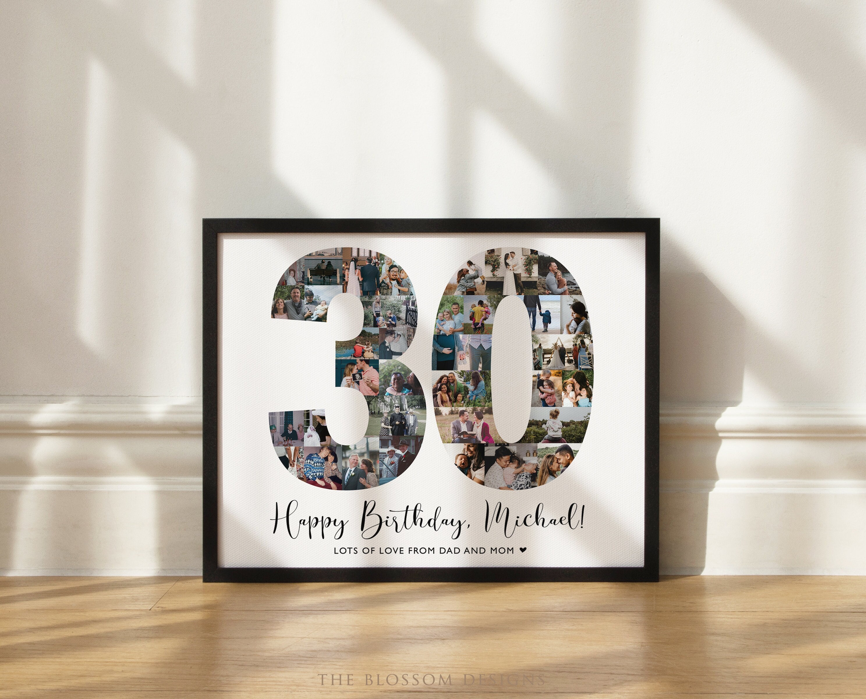 30th Birthday Picture Frame