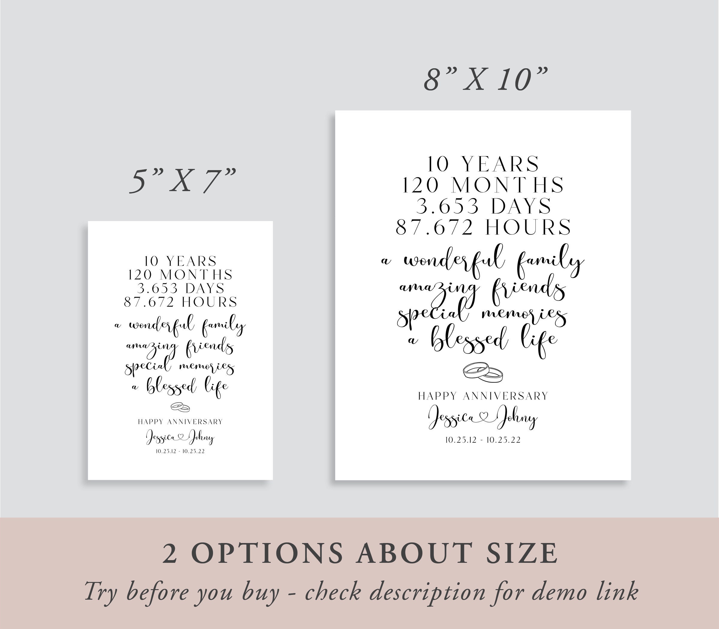 Happy Anniversary Sign Minimal Anniversary Sign Modern - Etsy