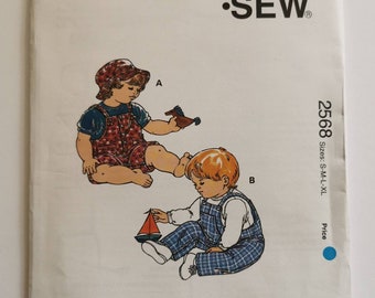 Sew Baby Overalls Pattern - Etsy