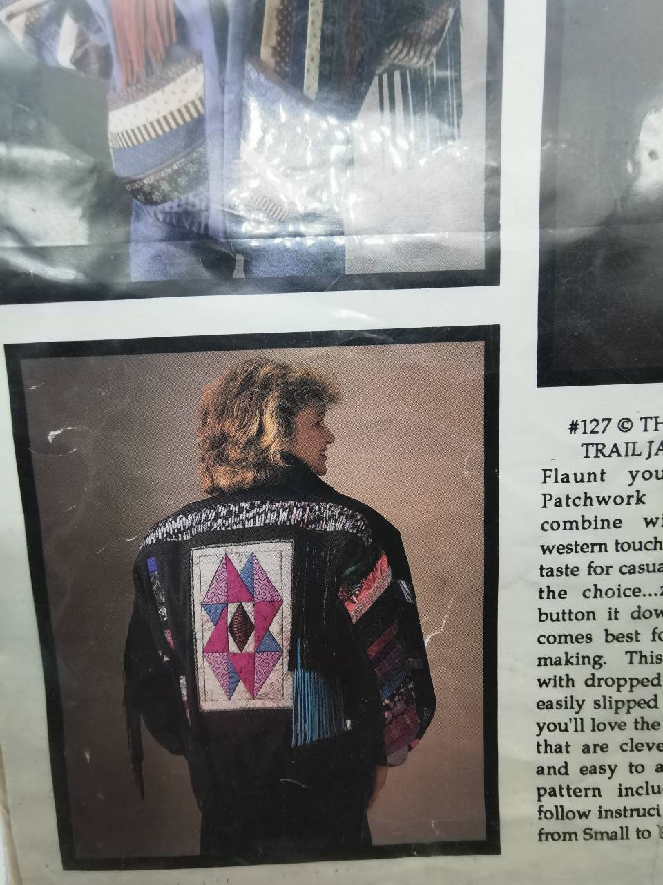 Cross Stitch Patterns Large Vintage 90s Oregon Trail Sewing Pattern ...