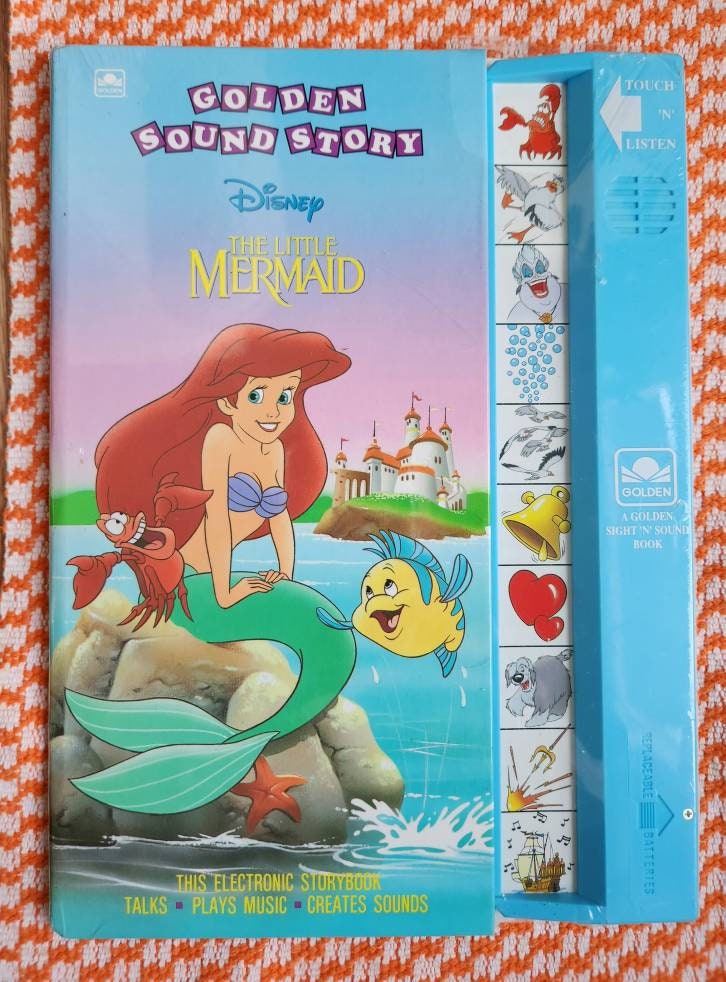 Little Mermaid Vintage 90's Disney Golden Sound Story - Etsy