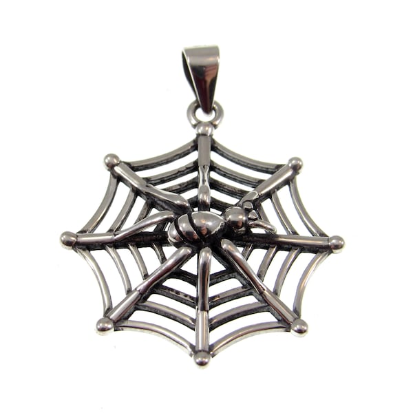 Spider Web Necklace - Etsy
