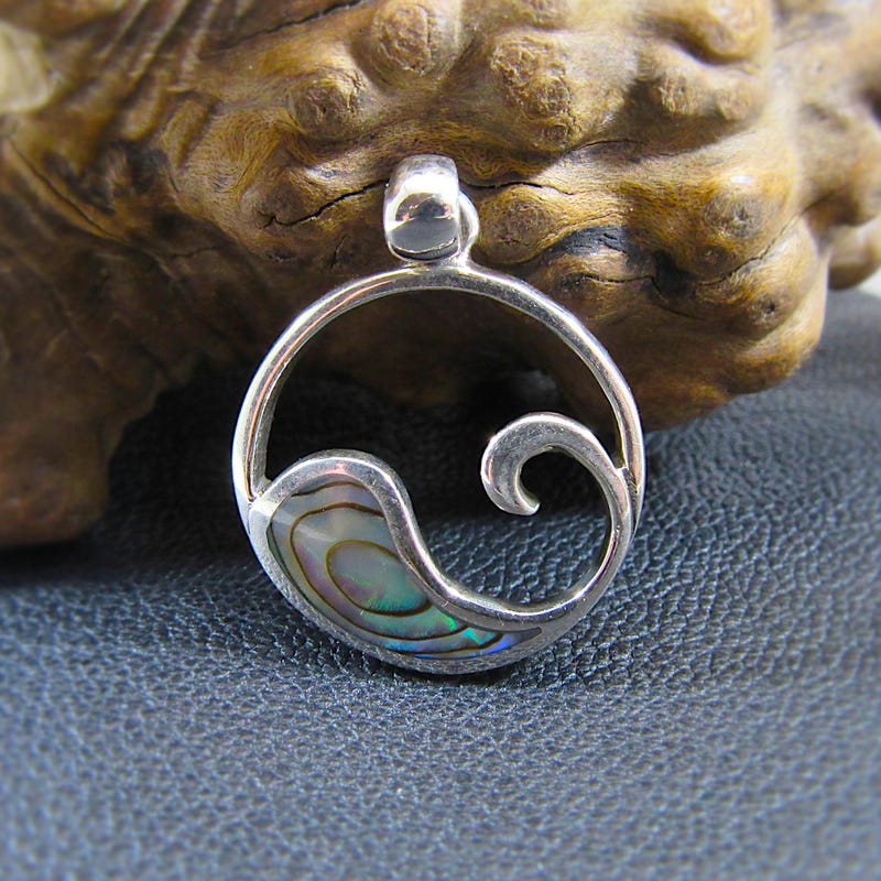 Wave Pendant - Etsy