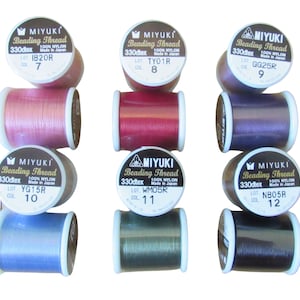 Miyuki Japanese Beading Thread, 50 Meter Spool Nylon Bead Cord for ...