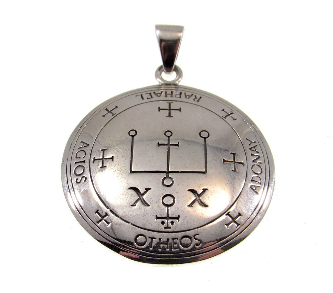 Sigil of the Archangel Raphael Seal of King Solomon Handcrafted Solid ...