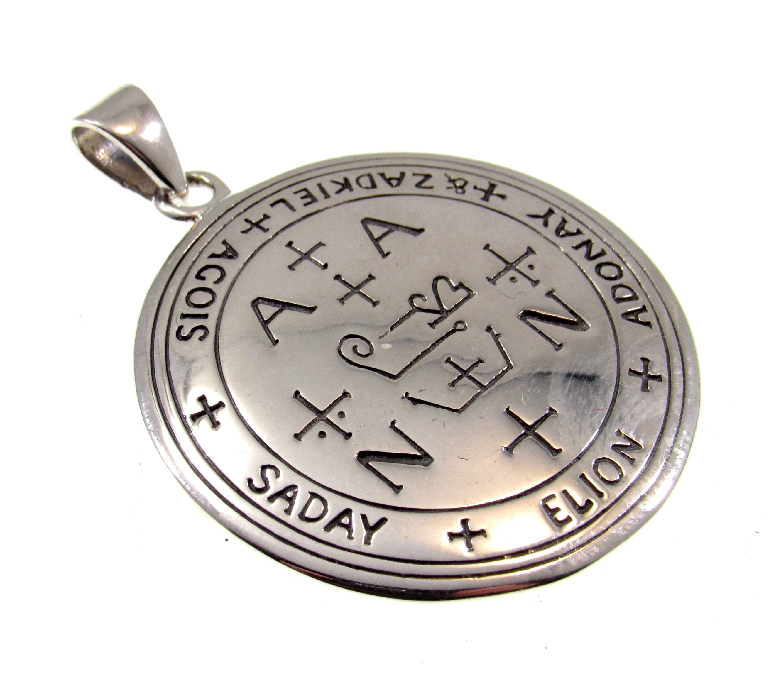 Sigil of the Archangel Zadkiel Seal of King Solomon Handcrafted Solid ...