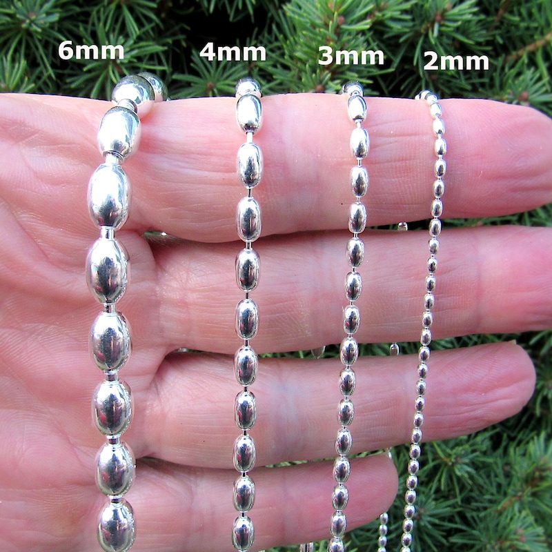 Silver 925 Oval Beads - Etsy