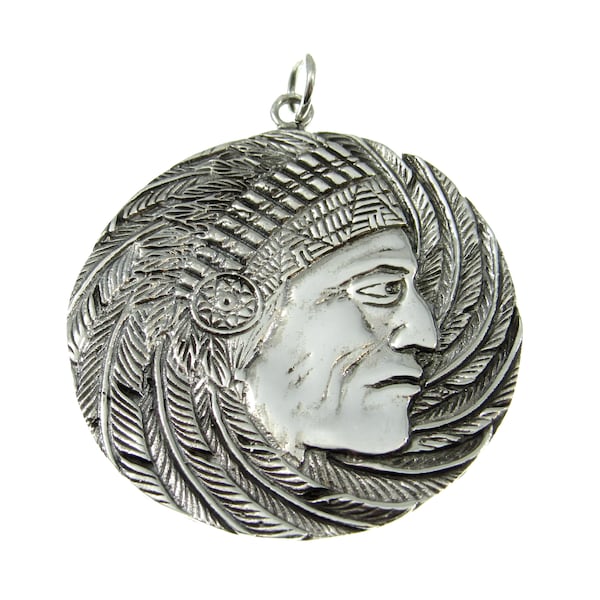 Sterling Silver Medallion for Men - Etsy