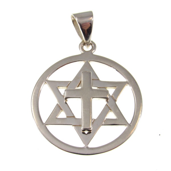Cross and Star of David Jewish Jewelry - Etsy